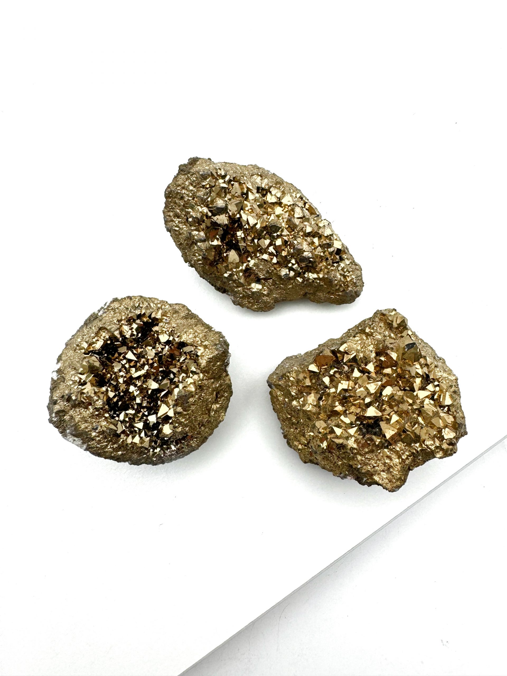 Kvarts Titanium, Guld - Rå - Crystal Lab